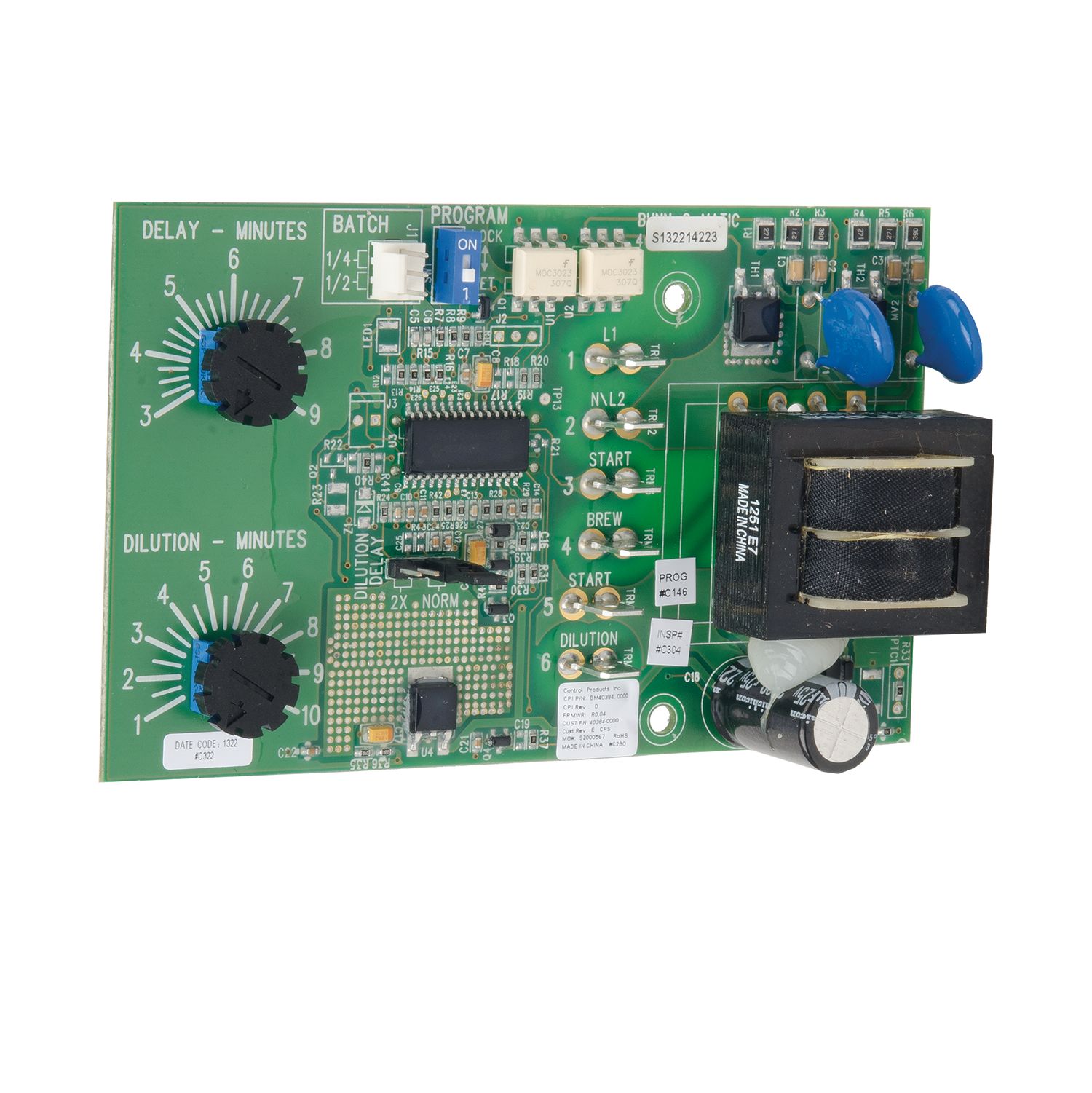 CBA, TEA TIMER ROHS - Electric/Electronic - BUNN Commercial Site