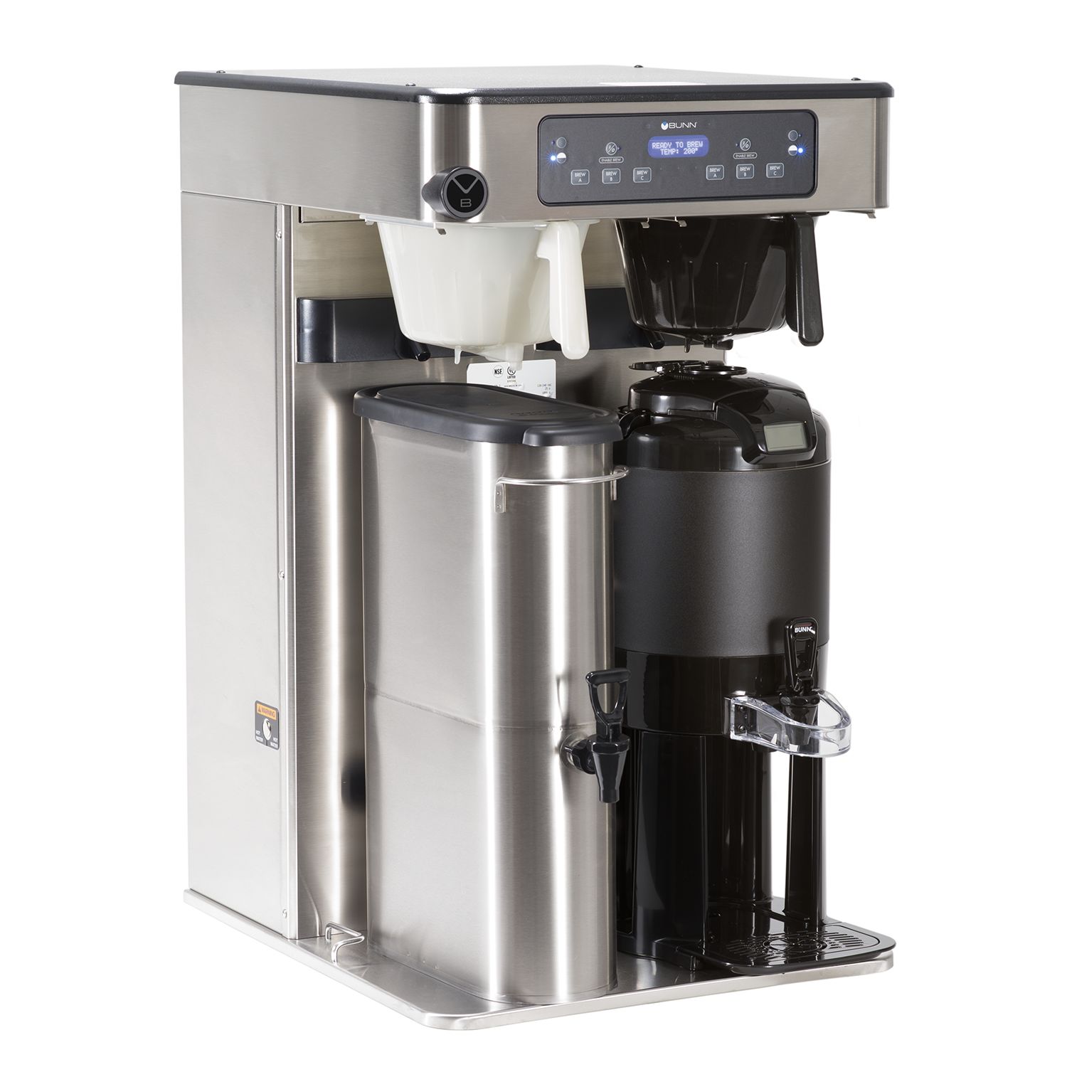ITCB Twin HV (High Volume) 120/240V - Coffee & Tea Combos - BUNN ...