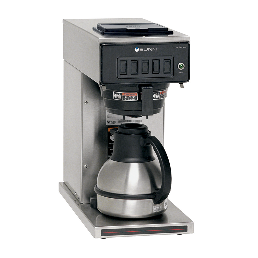 CW15-TC Thermal Carafe System, with Plastic Funnel - Coffee - BUNN ...