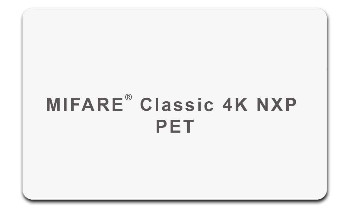 Plastkort - MIFARE® Classic 4K NXP PET 100/pk BUYSEC