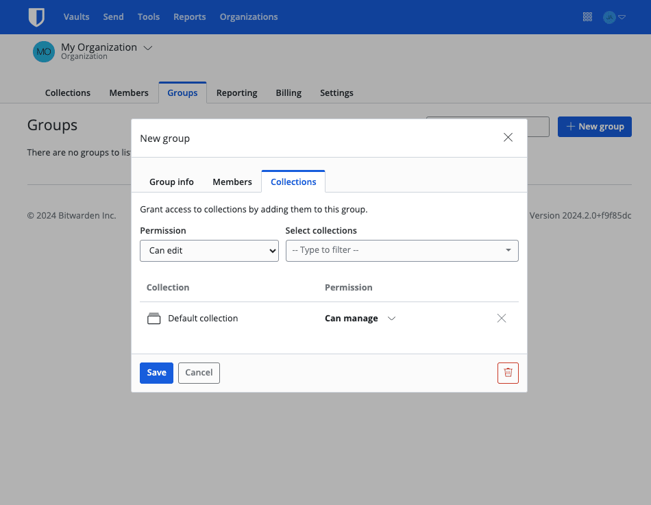 Groups | Bitwarden Help Center