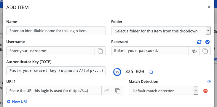 Vault Items | Bitwarden Help Center