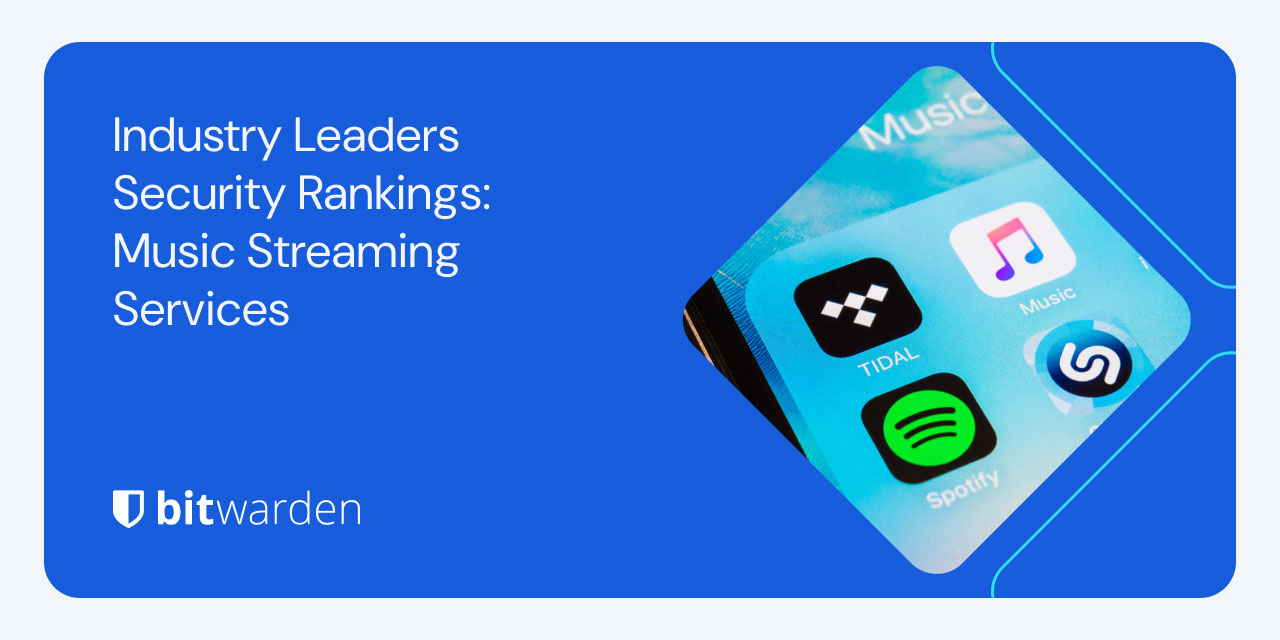 Industry Leaders Security Rankings: Music Streaming Services ...