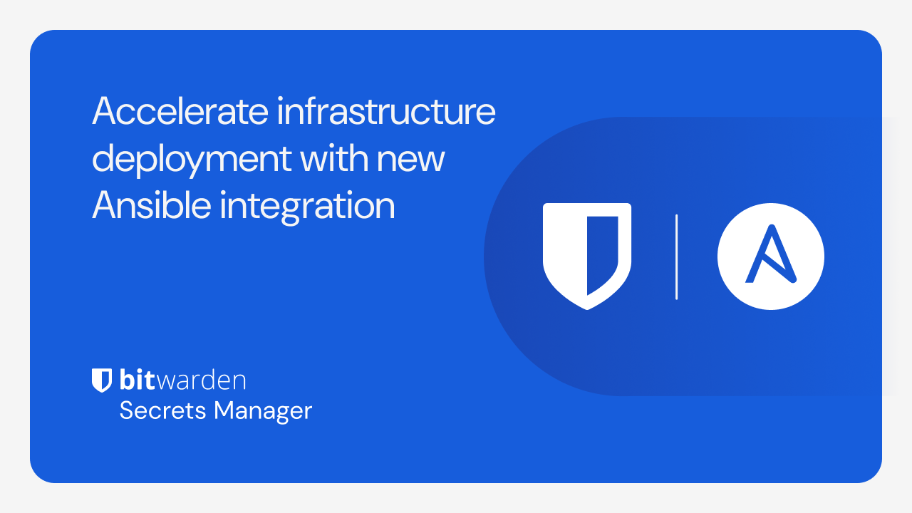 Accelerate Infrastructure Deployment With Bitwarden Secrets Manager And Ansible Bitwarden Blog