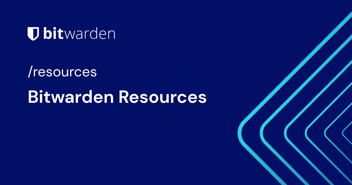 Bitwarden Resources | Bitwarden