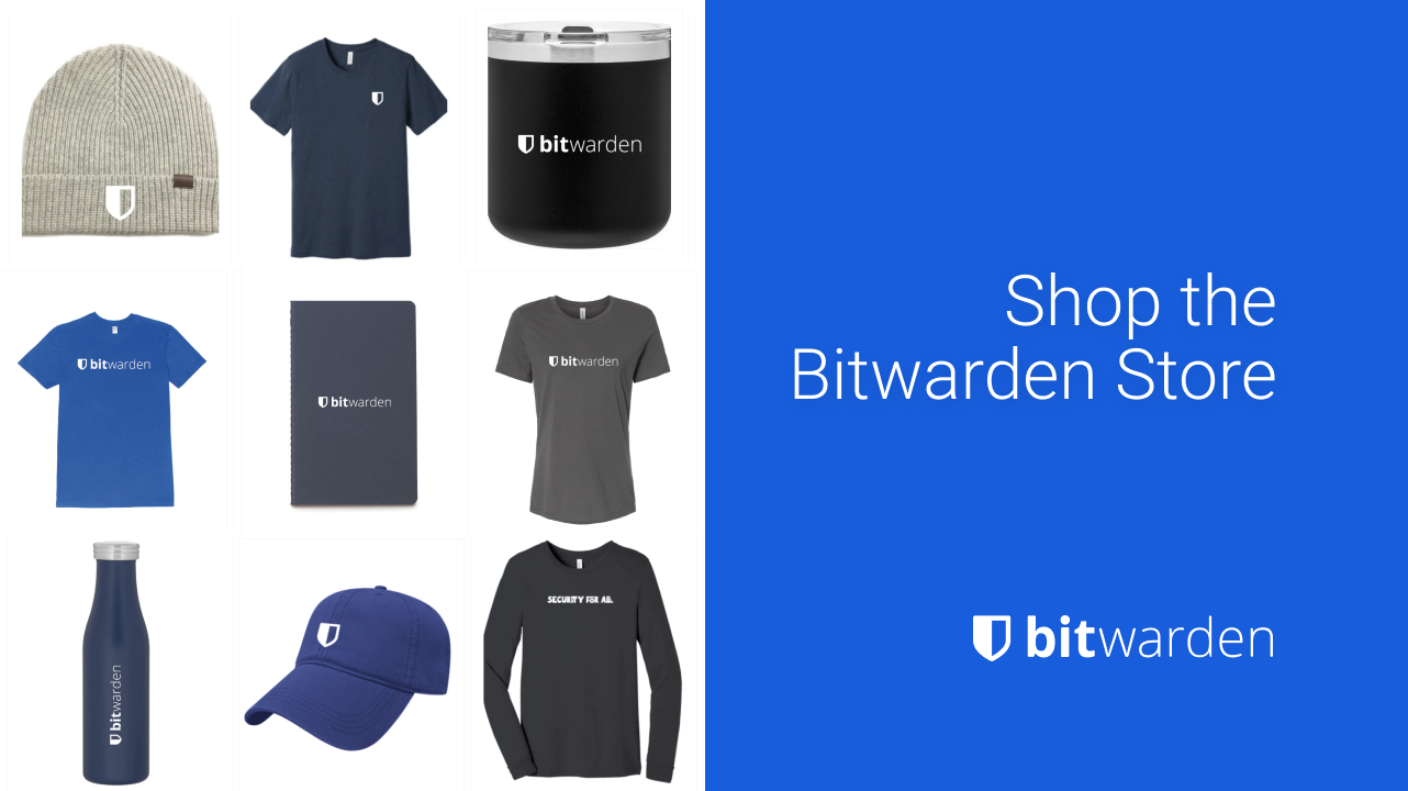 The Bitwarden Store | Bitwarden Blog