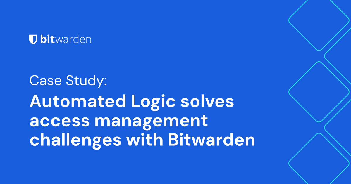 Automated Logic solves access management challenges with Bitwarden ... Automated Logic solves access management challenges with Bitwarden ...