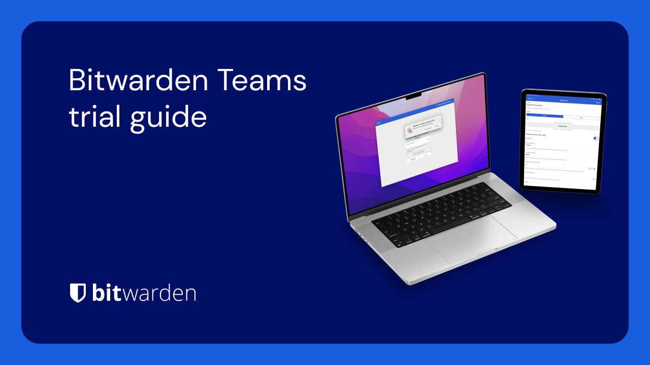 Guide to the Bitwarden teams trial | Bitwarden Recursos