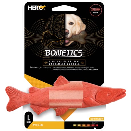 Hero Bonetics™ Large Salmon-Flavored Fish Chew Toy | Cabela's Canada