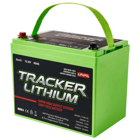 Tracker® Lithium Gen2 80 Ah Super High Output Lithium Deep Cycle ...