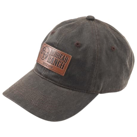 RedHead® Ranch Men's Leather Patch Waxed Cotton Adjustable Cap | Cabela ...