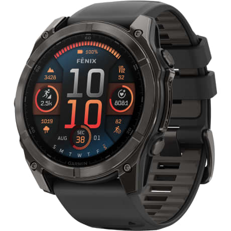Garmin fēnix® 8 – 51mm AMOLED Sapphire Carbon Gray DLC Titanium with ...