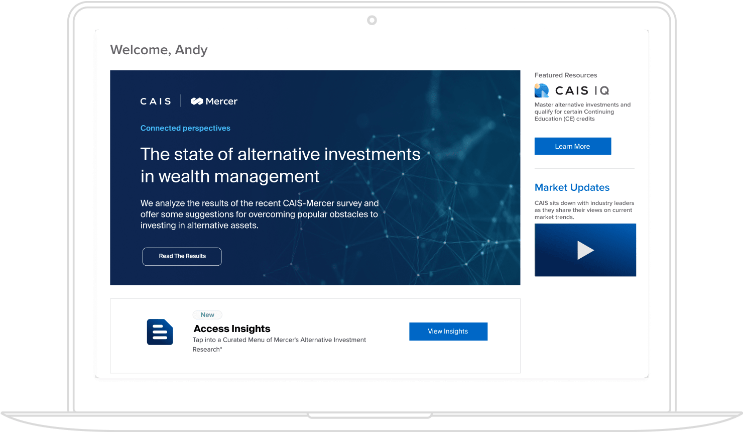 Alternative Investing Platform for Independent Wealth - CAIS
