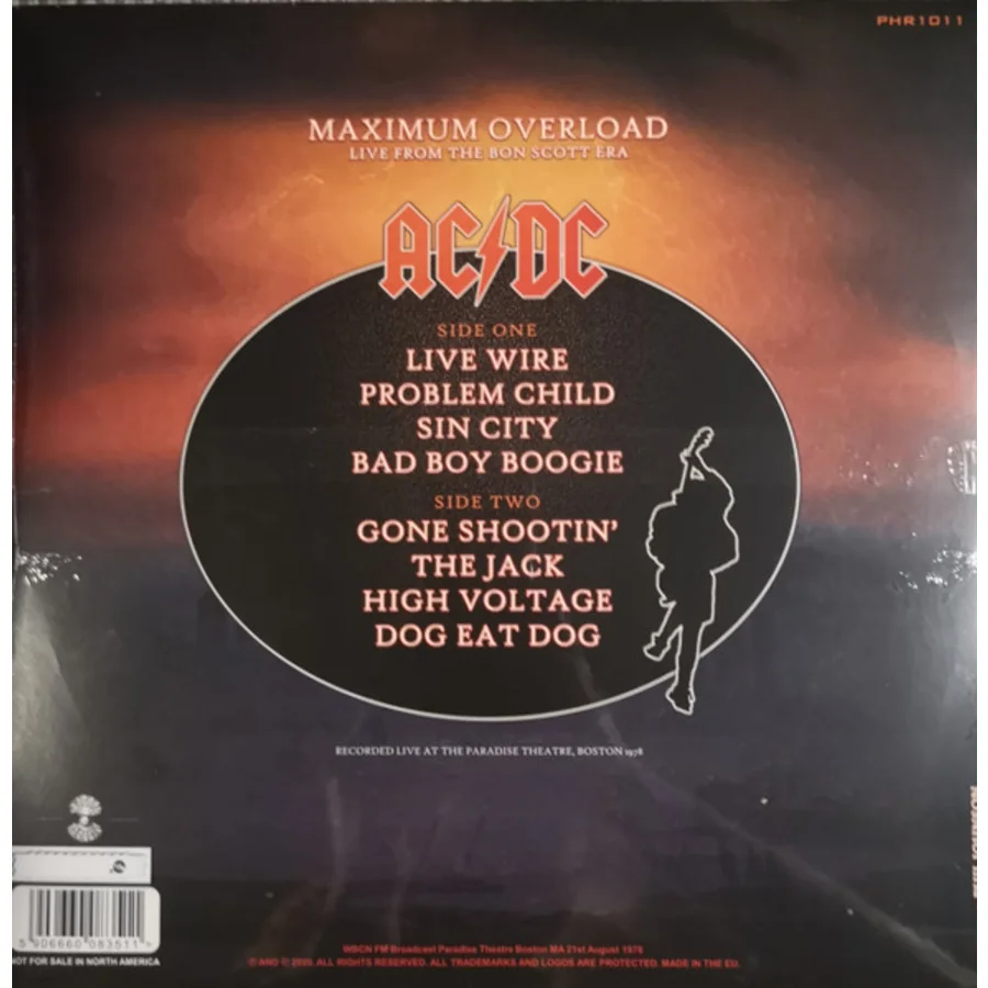 AC DC - MAXIMUN OVERLOAD (RED VINYL)