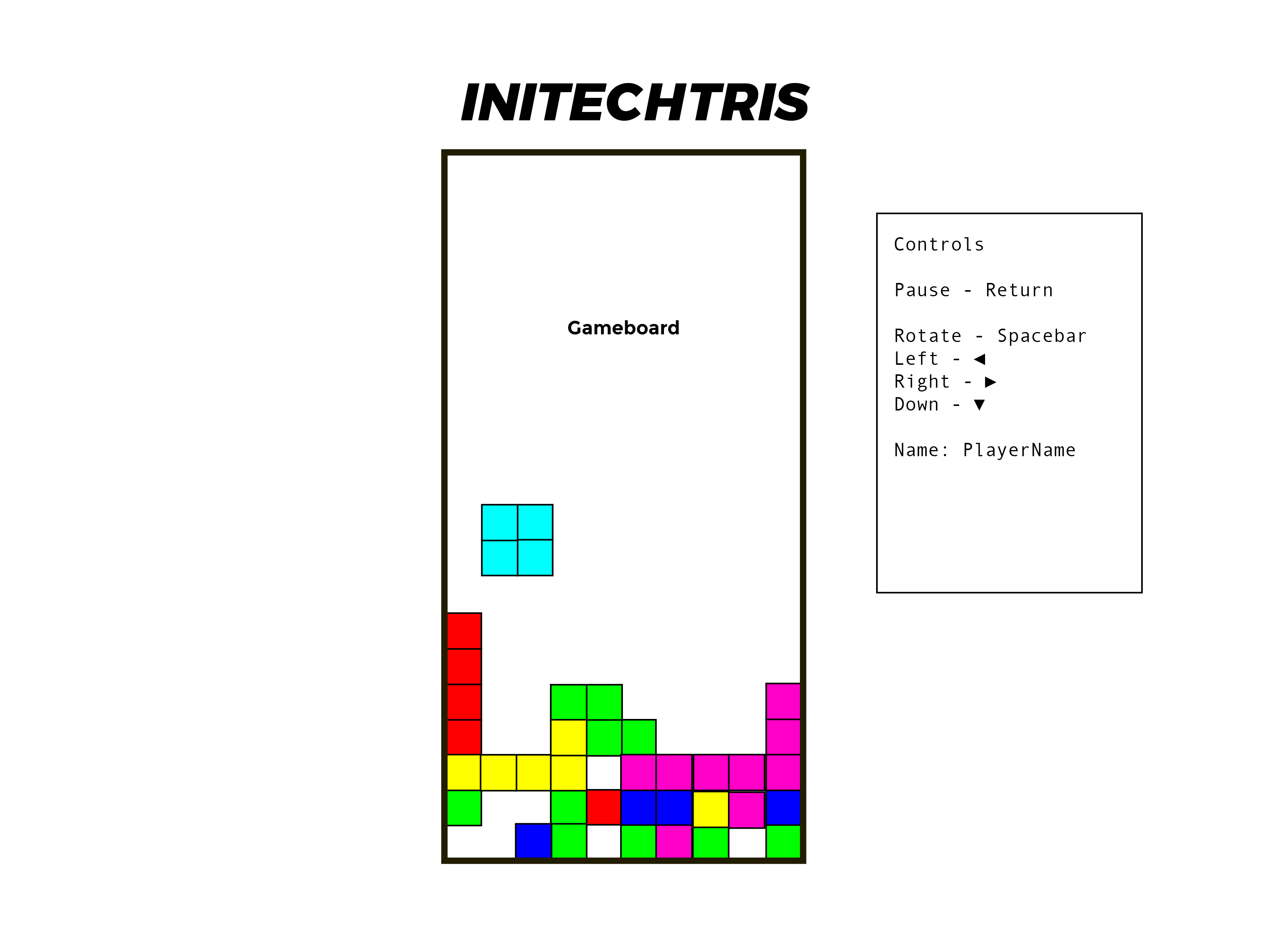 GitHub - calb3ars/Initechtris: JavaScript Tetris Game with a Red ...