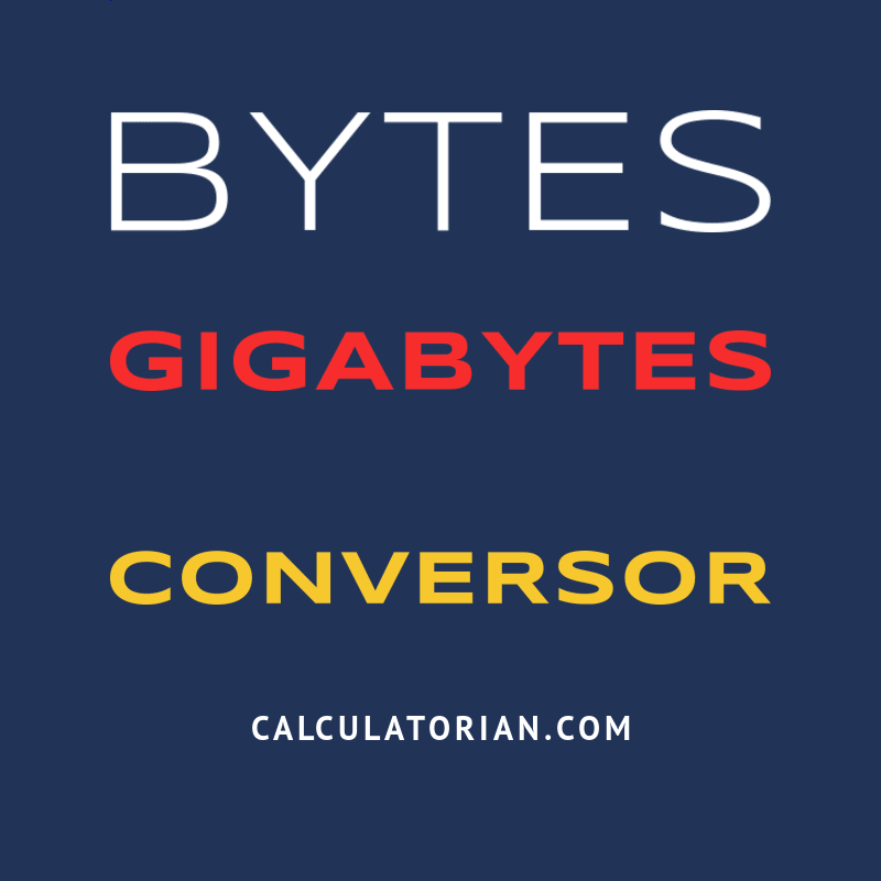 Converter De Bytes Para Gigabytes