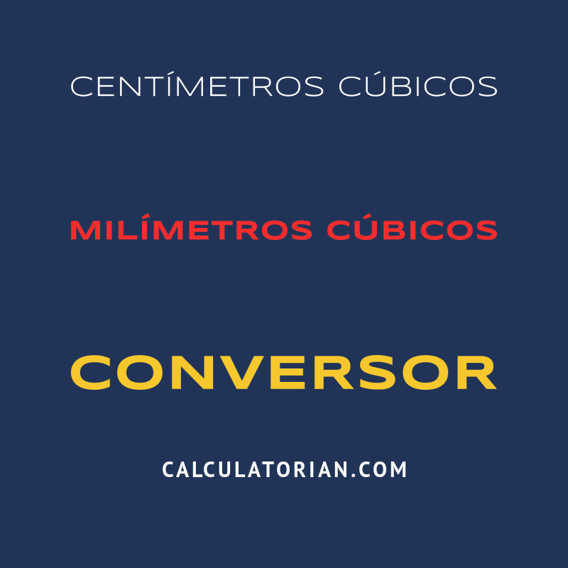 Converter De Centímetros Cúbicos Para Milímetros Cúbicos