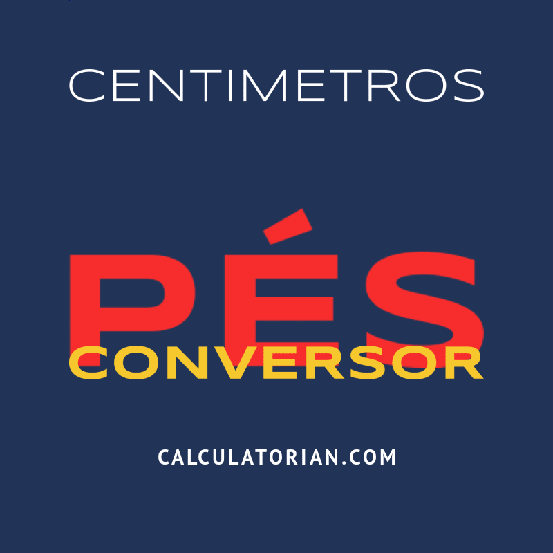 Converter De Centimetros Para Pés