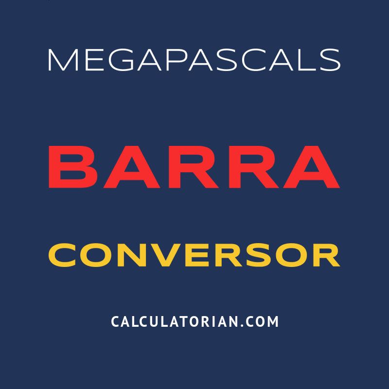 Converter De Megapascals Para Barra