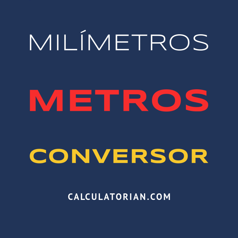 Converter De Milímetros Para Metros