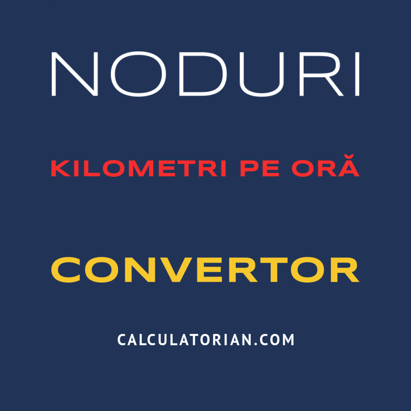 Convertiți Din Noduri îN Kilometri Pe Oră