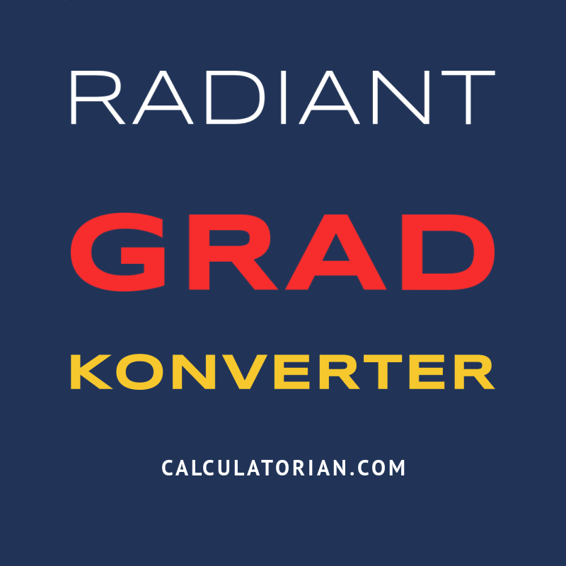 Konvertiere Von Radiant Zu Grad