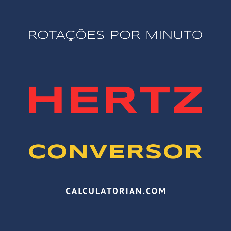 Converter De Rotações Por Minuto Para Hertz