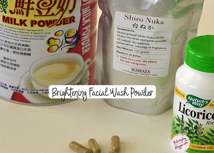 Rice Powder Facial Wash to Brighten Skin - The Everyday Blogger