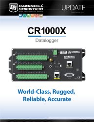 New CR1000X Datalogger: Campbell Update 4th Quarter 2017