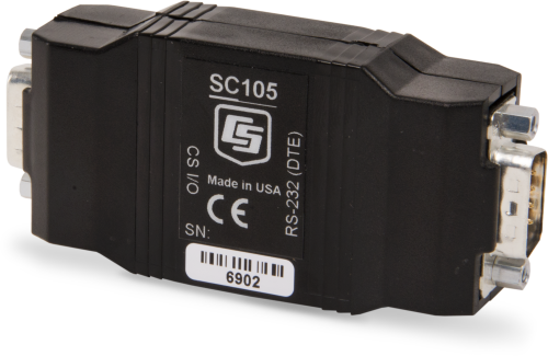 SC105: CS I/O to 9-Pin RS-232 DCE Synchronous Interface