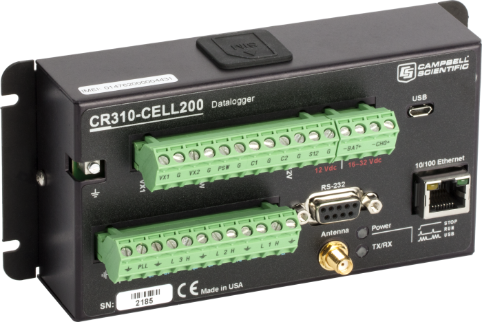 Datalogger CR310 avec interface Ethernet intégré