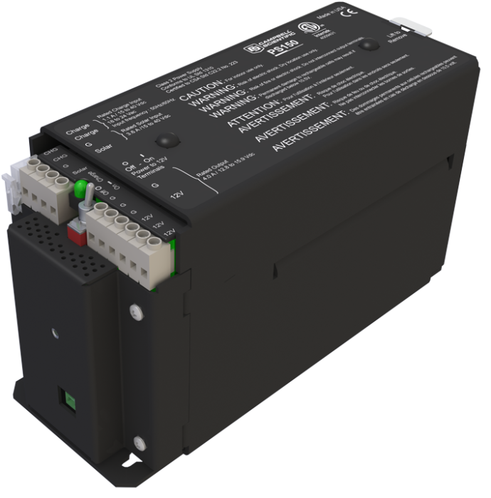 PS150: 12 V Power Supply with Charging Regulator and 7 Ah Sealed...