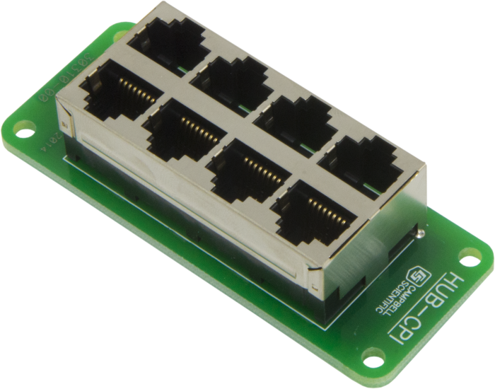 HUB-CPI: 8-Channel RJ45 Hub for CPI Peripherals