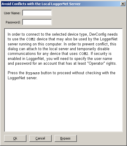 Avoiding Loggernet and Device Configuration Utility Conflicts