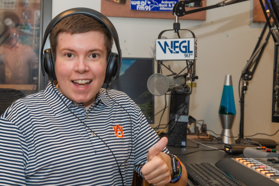 WEGL Studio Named in Honor of Student | The Auburn Family Portal