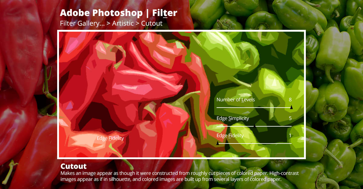 Adobe Photoshop Filter - Cutout - Campus G - Your Next Mentor