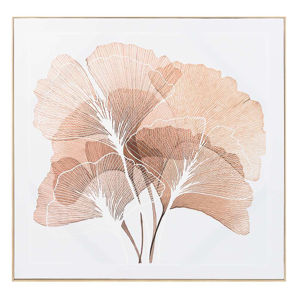 Reproduction sur toile Ginkgo 29 1/2 po x 29 1/2 po ASTELLA - Canac