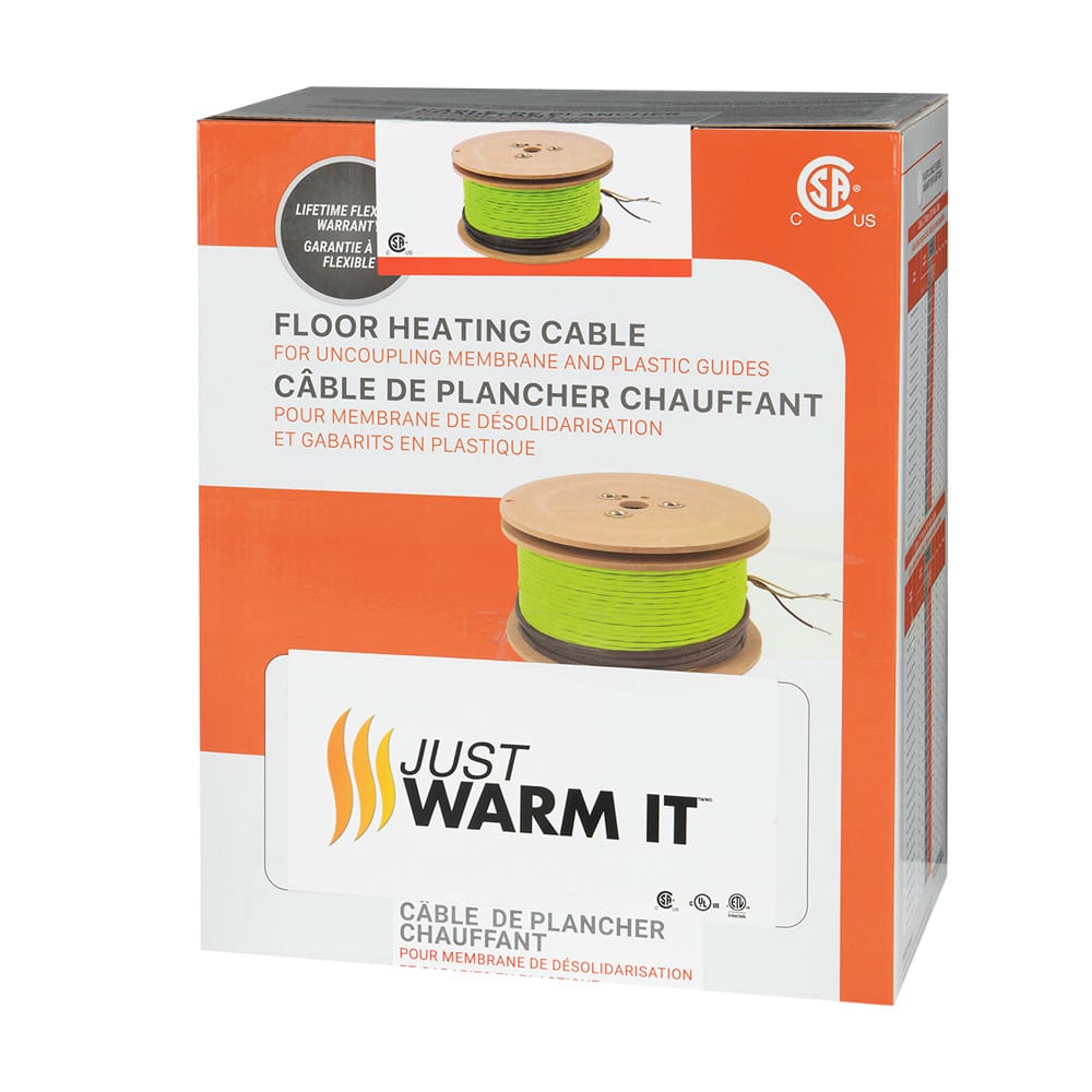 Câble pour système de plancher chauffant 240 V 70,1 pi² à 98,2 pi² - Canac