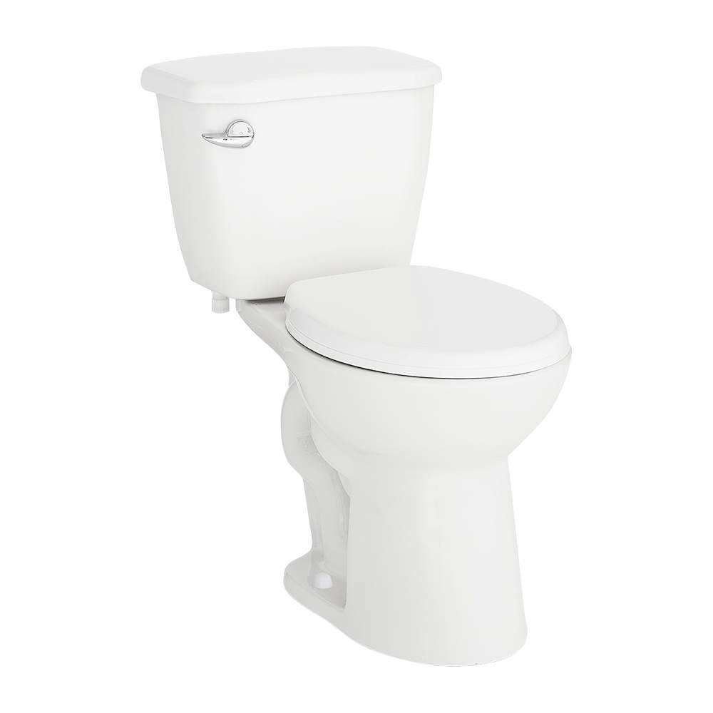 Toilette 2 pièces à simple chasse blanche Elioto 6,0 L - Canac