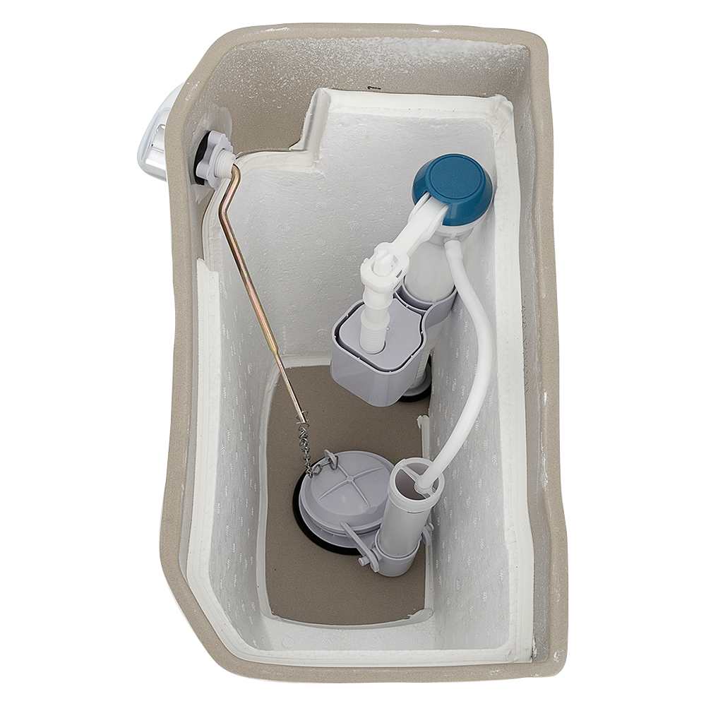 Toilette 2 pièces à simple chasse blanche Elioto 6,0 L - Canac