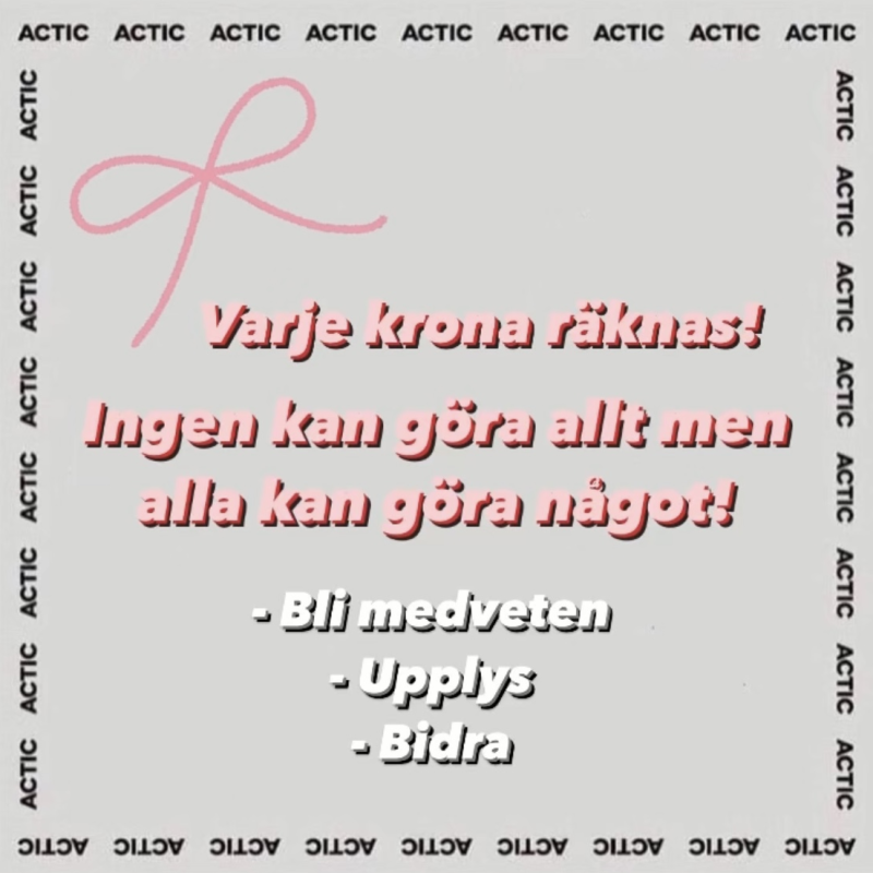 Varje krona räknas | Cancerfonden