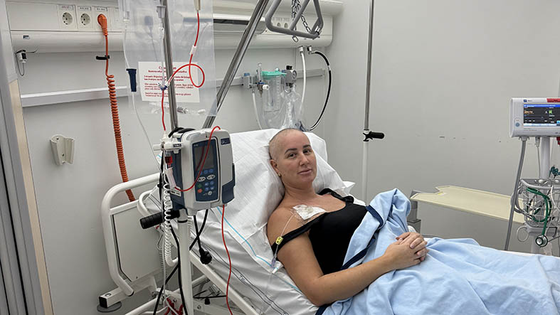 Pernillas stickningar i bröstet var Her2-positiv bröstcancer | Cancerfonden