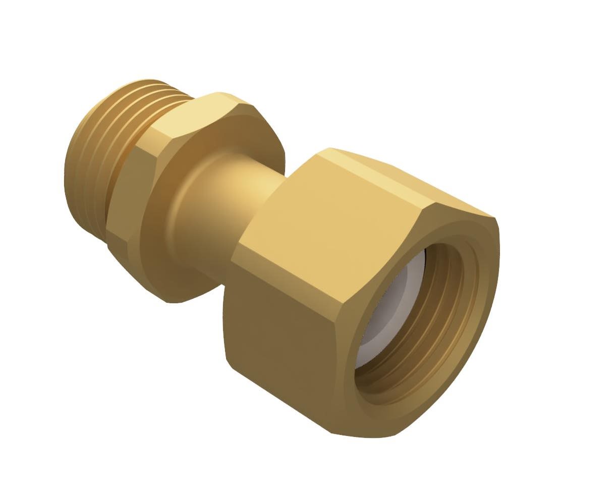 Union M/F m/løpemutter DN15R (1/2")