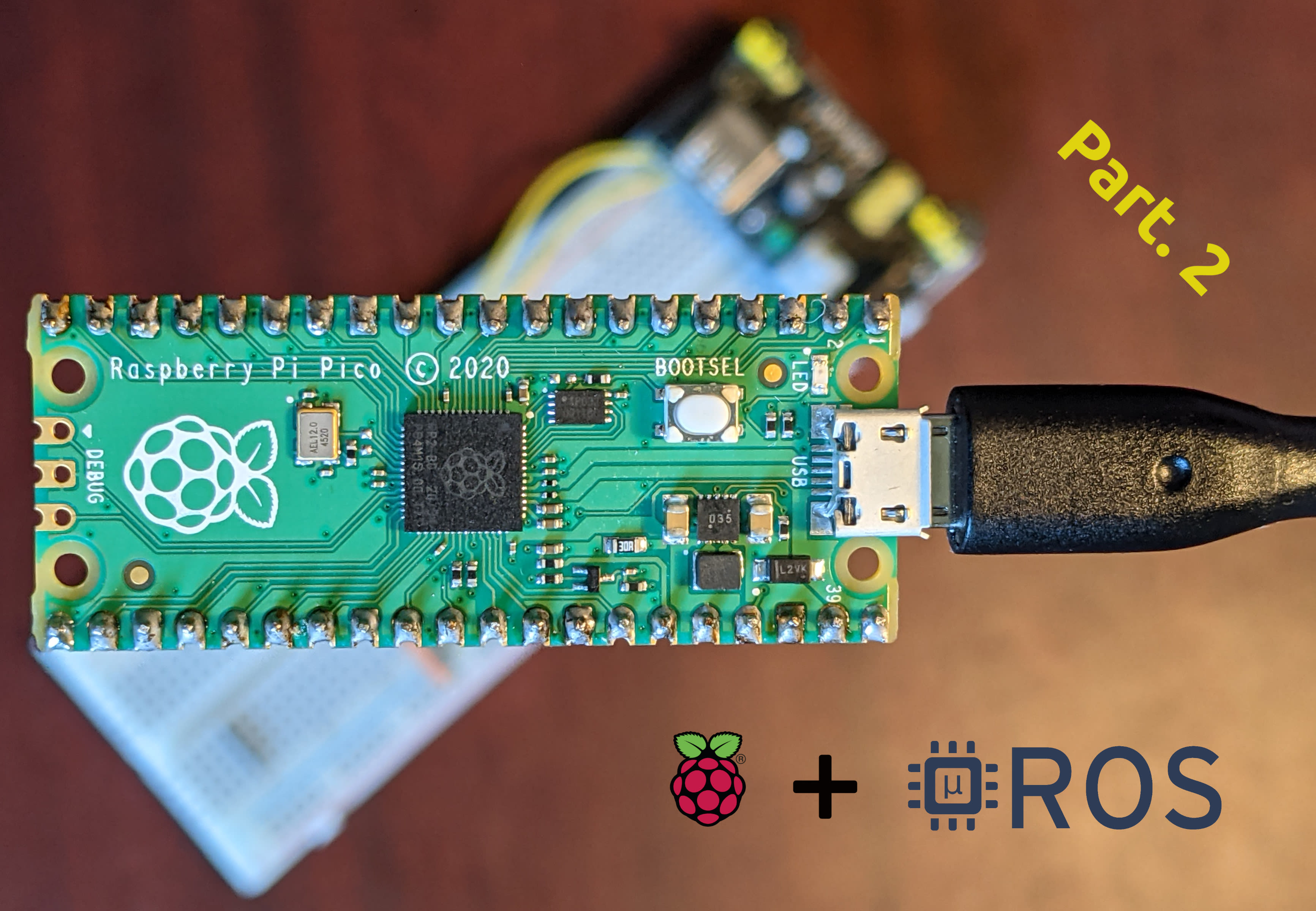 Publishing sonar readings with micro-ROS on the Raspberry Pi Pico