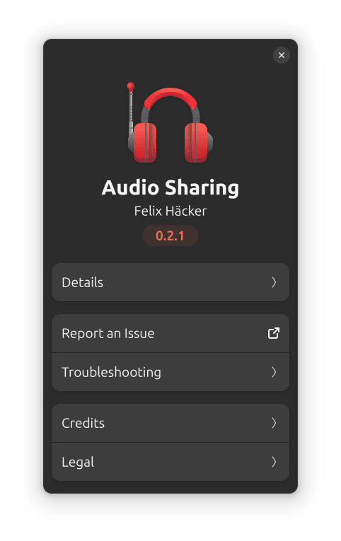 Install Audio Sharing on Linux | Snap Store