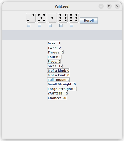 Install Yahtzee (Java) on Linux | Snap Store