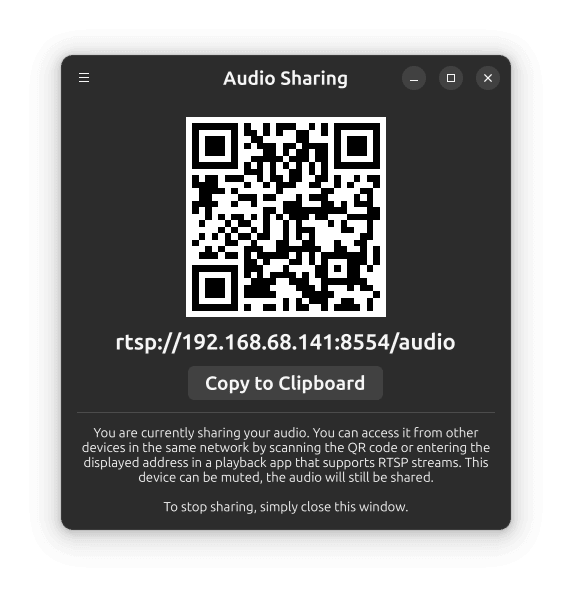 Install Audio Sharing on Linux | Snap Store