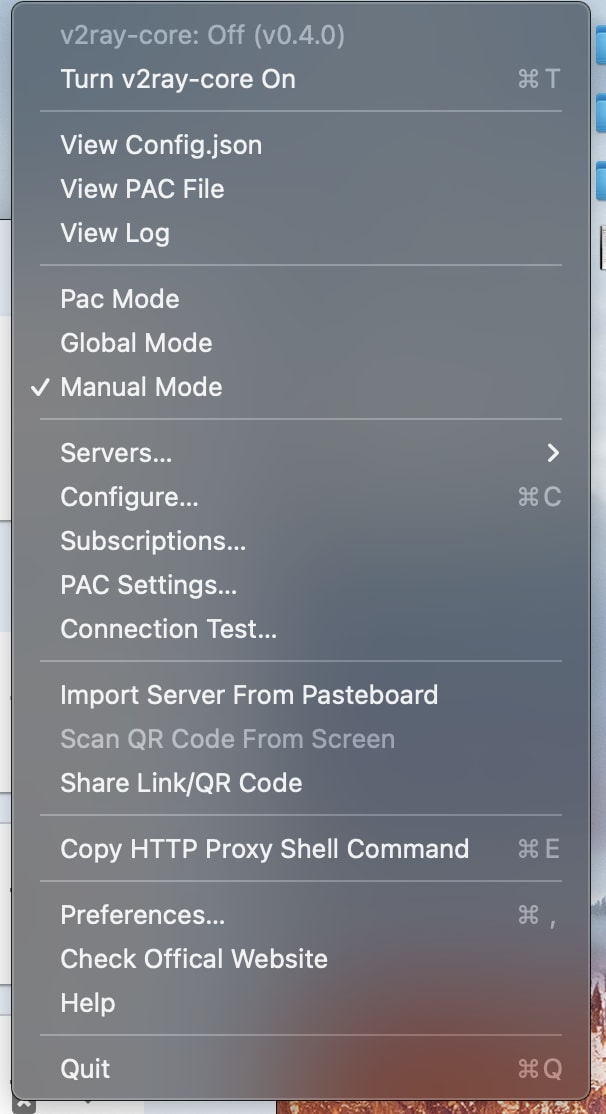 Install V2rayX on Arch Linux using the Snap Store | Snapcraft