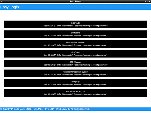 Install Easy Login on Manjaro Linux using the Snap Store | Snapcraft