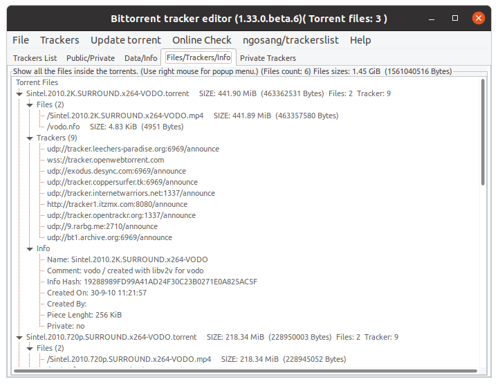 Install bittorrent-tracker-editor on Linux | Snap Store